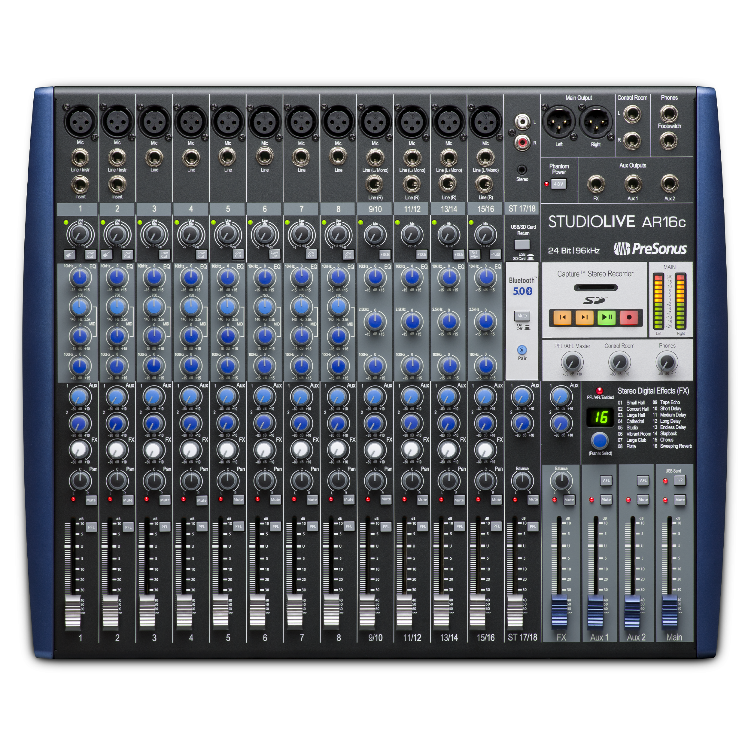 PreSonus StudioLive AR16c USBc 18-Channel Hybrid Mixer and Audio Inter